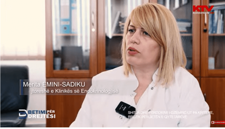 Emini- Sadiku: “Ozempic” jepet për trajtim kur diabeti shoqërohet edhe ...
