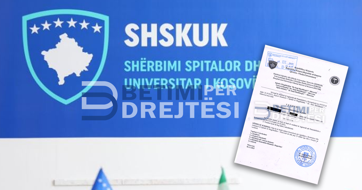 APK-ja gjeti konflikt interesi, ShSKUK-ja ia ndërpret kontratën e punës ...