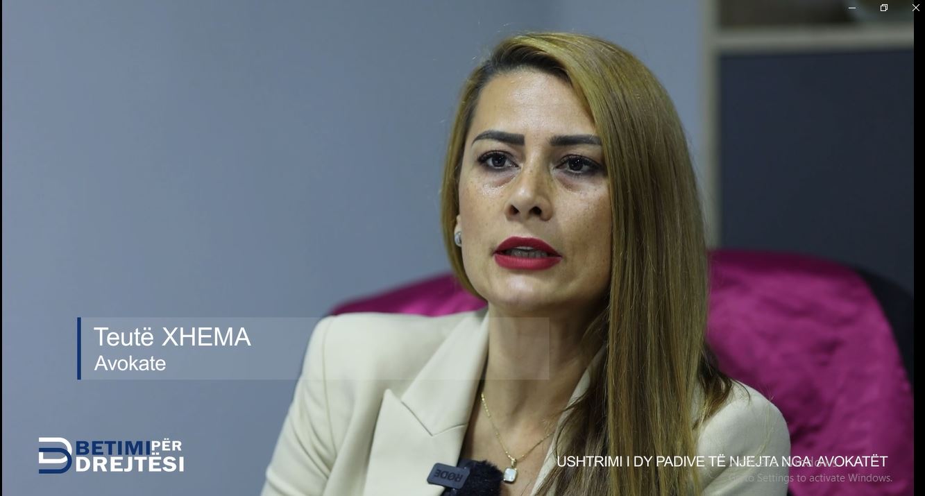 Avokatja brenda një dite parashtroi dy padi për të njëjtin rast ...