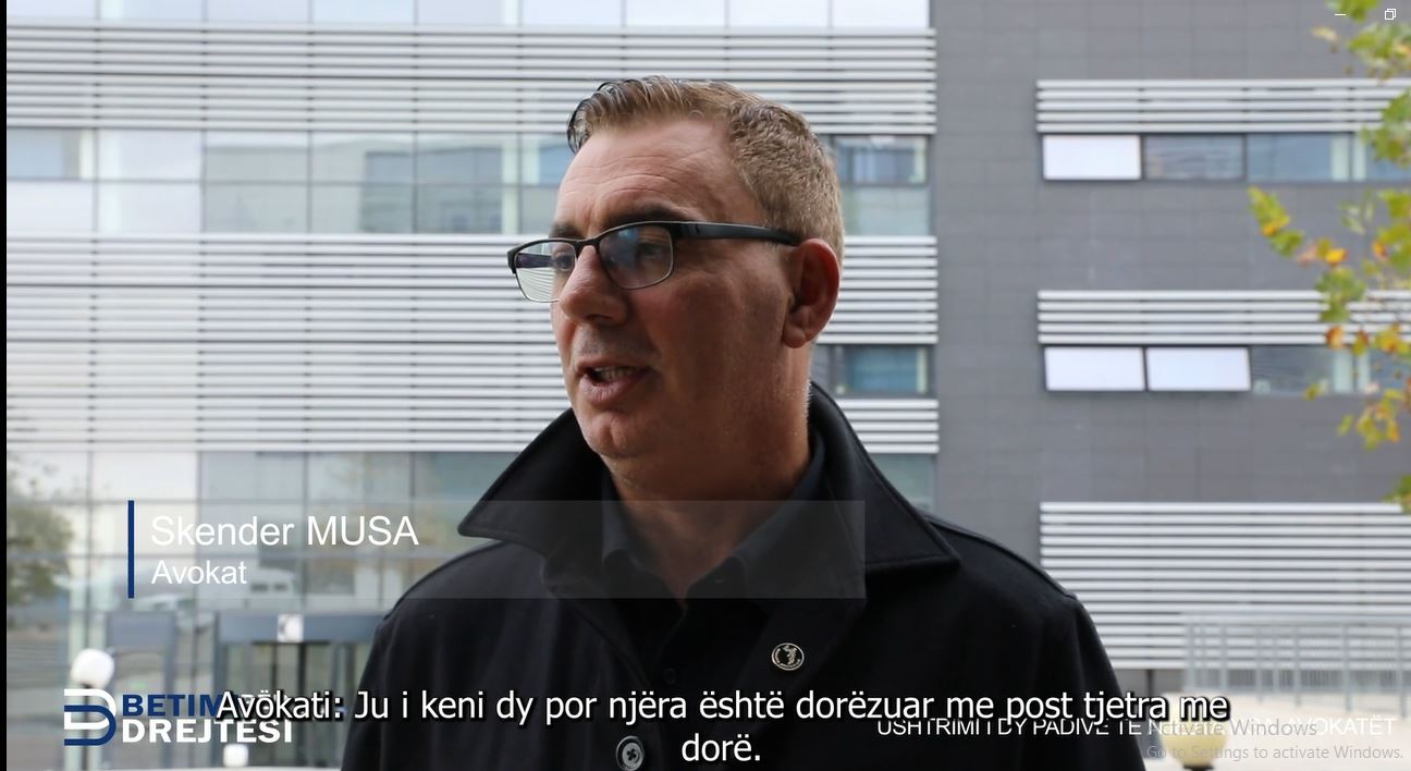 Avokati Skender Musa parashtroi dy padi për të njëjtin rast brenda ...