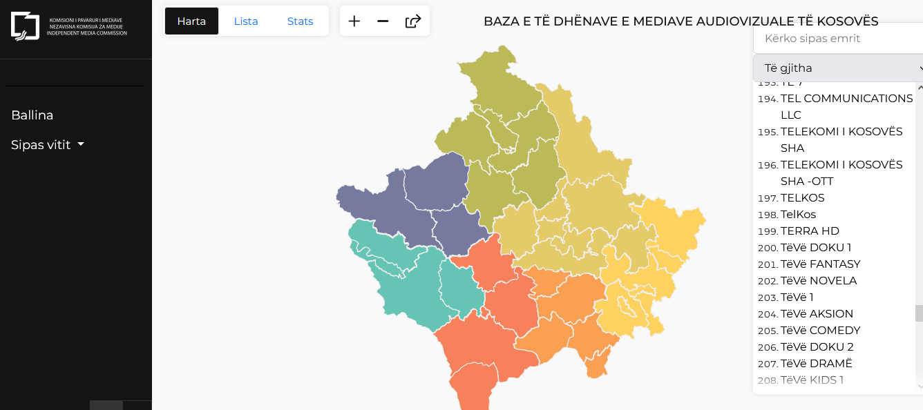 KPM lanson hartën digjitale të pronësisë se mediave - Betimi për Drejtësi