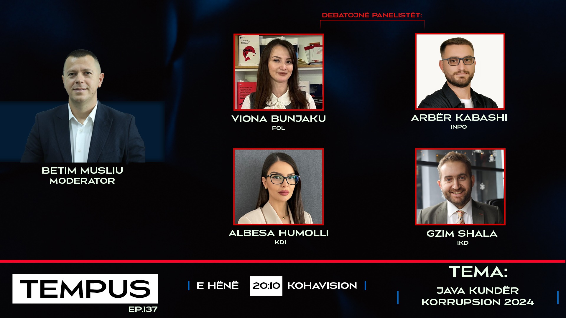 LIVE në Tempus: Java Kundër Korrupsion 2024 - Betimi për Drejtësi