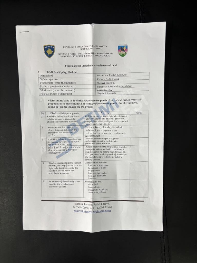 Komuna e Fushë-Kosovës shkarkon Shyqeri Krasniqin, një muaj pasi ...